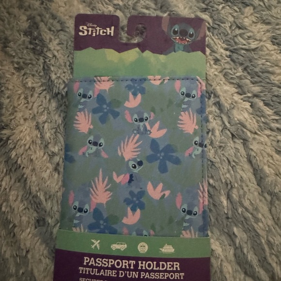 Disney | Accessories | Nwt Stitch Floral Passport Cover | Poshmark